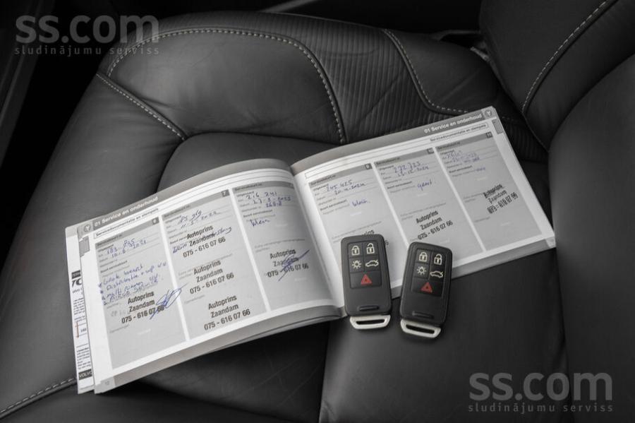Black Volvo V70 2013 in Tukums, with an engine capacity of 2.00 L and mileage of 319 thousand km for 7950 €, photo 33 on AUTOMOTO.COM.LV