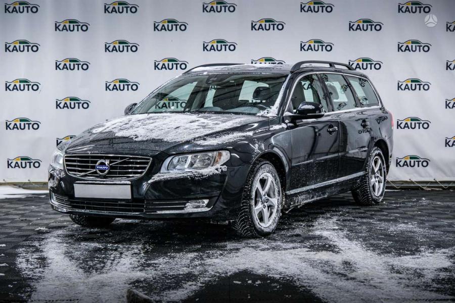 Black Volvo V70 2014 in Kaunas, with an engine capacity of 2.00 L and mileage of 271 thousand km for 8290 €, photo 1 on AUTOMOTO.COM.LV