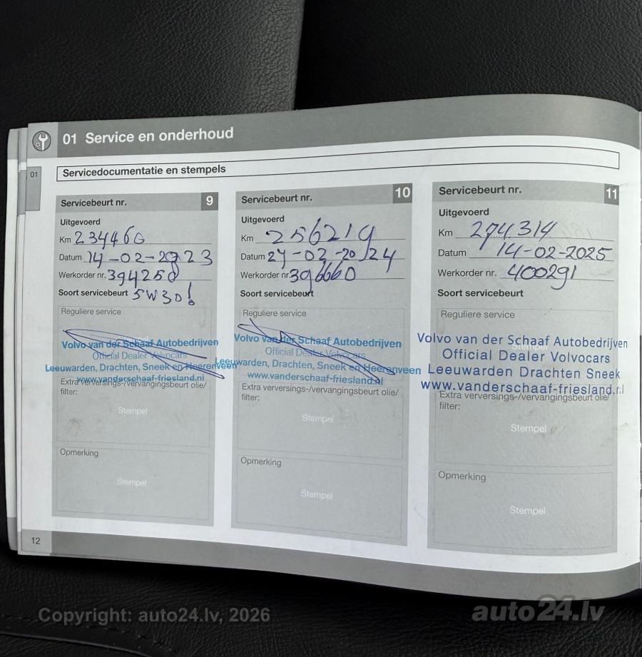 Black Volvo V70 2014 in Tallinn, with an engine capacity of 2.00 L and mileage of 279 thousand km for 7990 €, photo 25 on AUTOMOTO.COM.LV
