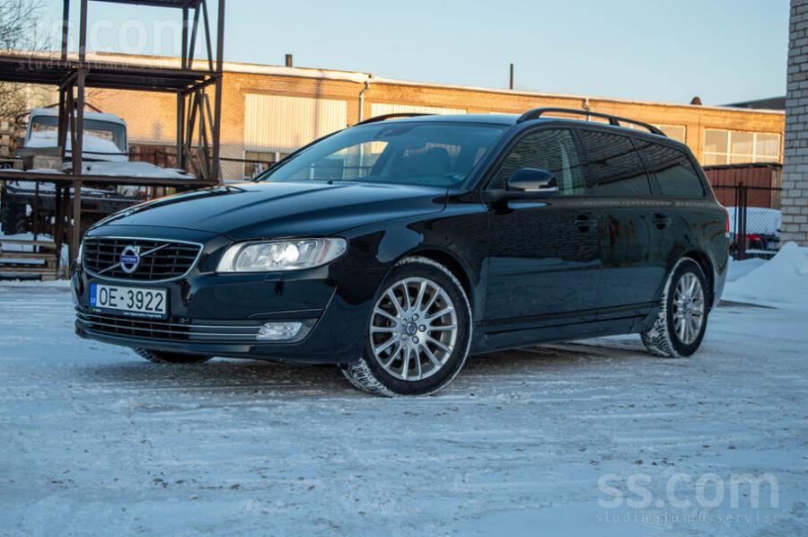 Black Volvo V70 2015 in Kuldiga, with an engine capacity of 2.00 L and mileage of 260 thousand km for 8850 €, photo 2 on AUTOMOTO.COM.LV