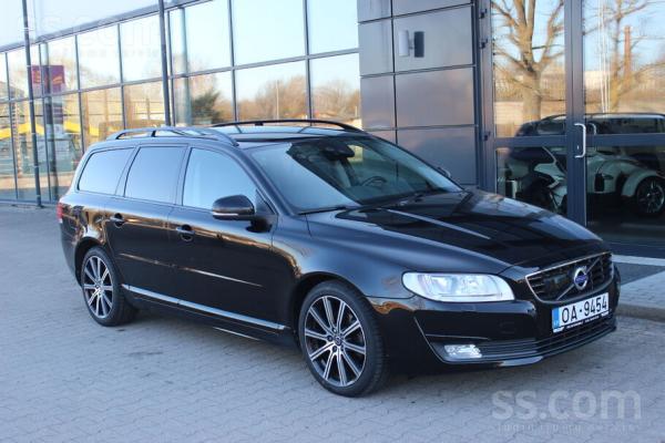 Black Volvo V70 2016 in Dobele, with an engine capacity of 2.00 L and mileage of 307 thousand km for 8100 €, photo 6 on AUTOMOTO.COM.LV