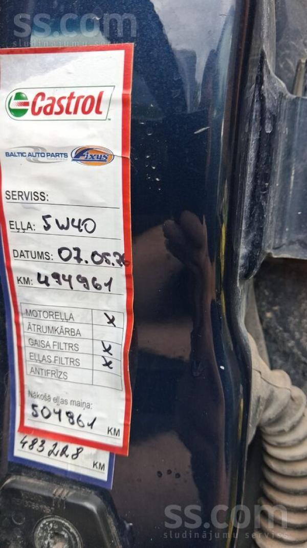Синий Вольво В70 2004 в Балви, объемом двигателя 2.40 л и пробегом 497 тыс. км за 1600 €, фото 11 на AUTOMOTO.COM.LV