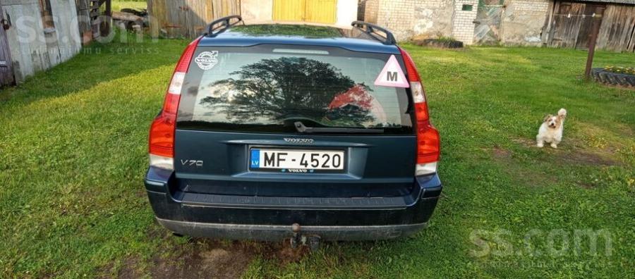 Blue Volvo V70 2006 in Preili, with an engine capacity of 2.40 L and mileage of 0 thousand km for 2150 €, photo 4 on AUTOMOTO.COM.LV