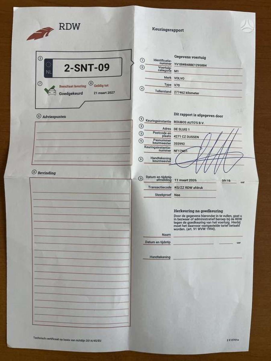 Zils Volvo V70 2013 Viļņa, ar dzinēja tilpumu 1.56 L un nobraukumu 281 tūkst. km par 6750 €, foto 48 vietnē AUTOMOTO.COM.LV