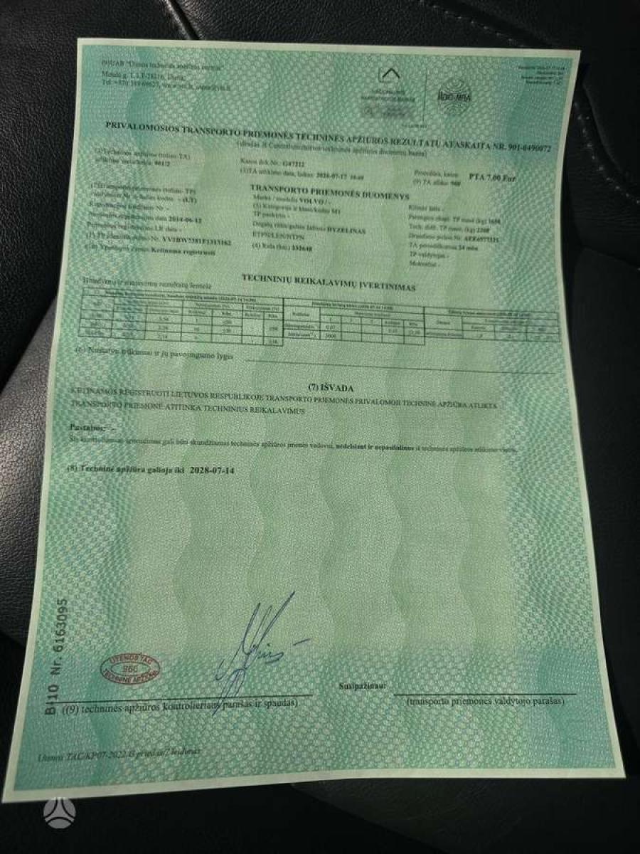 Zils Volvo V70 2014 Utena, ar dzinēja tilpumu 1.97 L un nobraukumu 234 tūkst. km par 6300 €, foto 14 vietnē AUTOMOTO.COM.LV