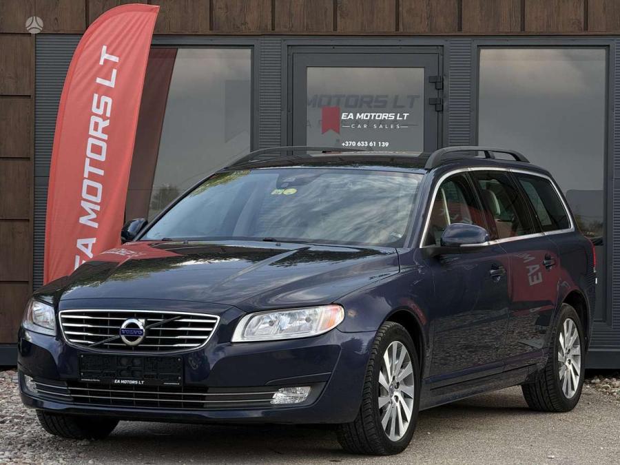 Blue Volvo V70 2014 in Vilnius, with an engine capacity of 1.97 L and mileage of 265 thousand km for 6700 €, photo 1 on AUTOMOTO.COM.LV