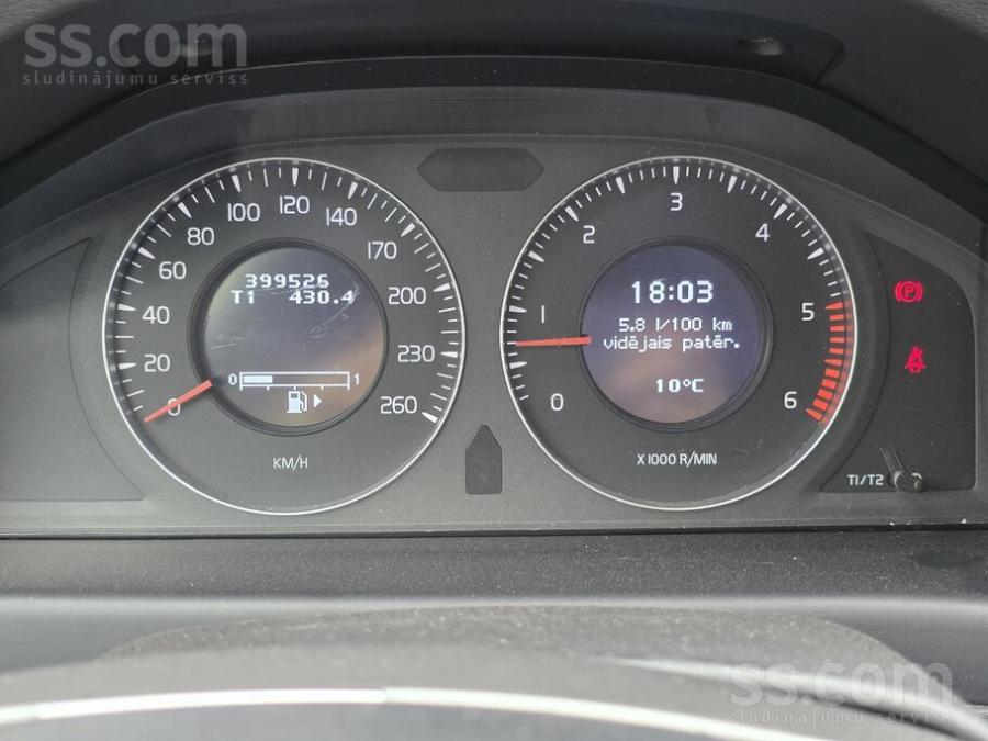 Brown Volvo V70 2009 in Gulbene, with an engine capacity of 2.40 L and mileage of 40 thousand km for 3750 €, photo 11 on AUTOMOTO.COM.LV