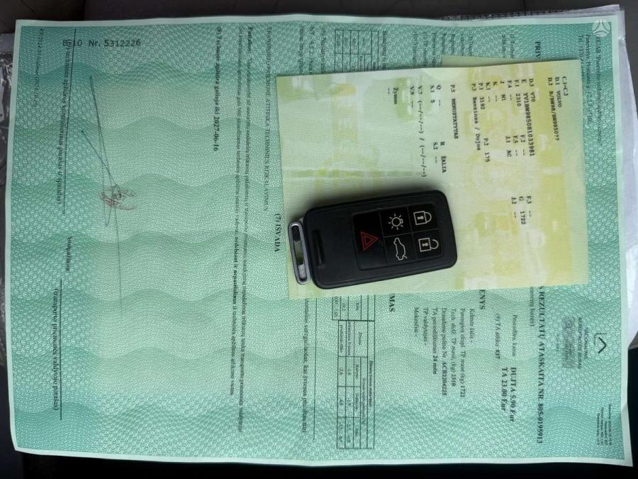 Зеленый Вольво В70 2008 в Вильнюс, объемом двигателя 3.19 л и пробегом 455 тыс. км за 3000 €, фото 21 на AUTOMOTO.COM.LV