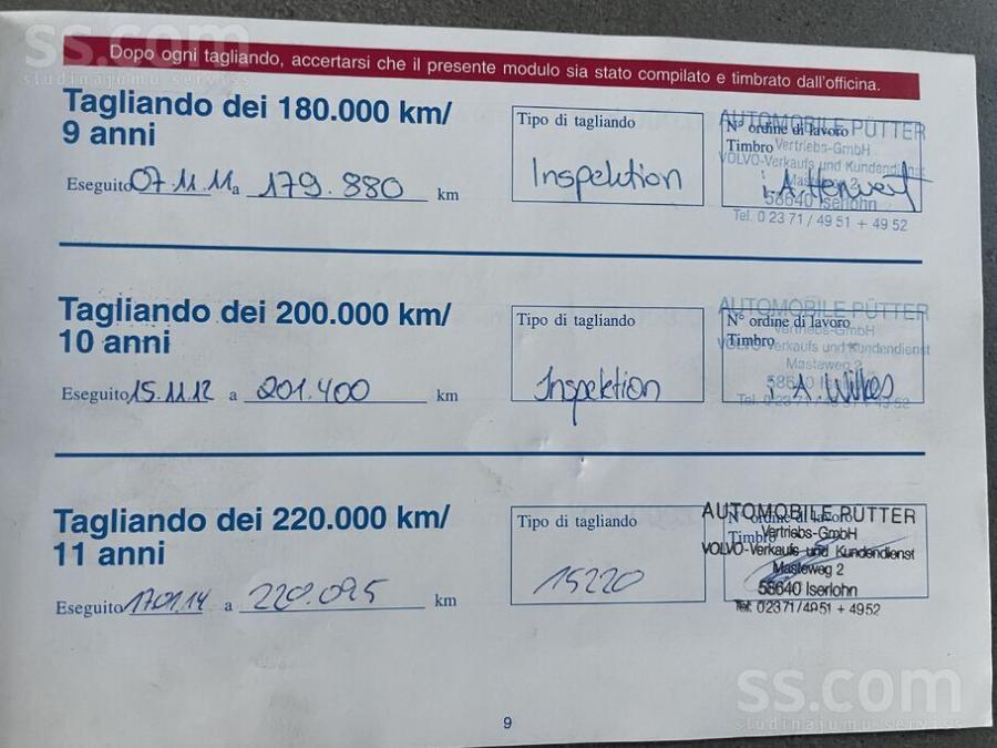 Серый Вольво В70 2004 в Рига, объемом двигателя 2.40 л и пробегом 320 тыс. км за 2750 €, фото 17 на AUTOMOTO.COM.LV