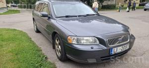 Grey Volvo V70 2006 in Riga, with an engine capacity of 2.40 L and mileage of 350 thousand km for 1350 €, photo  on AUTOMOTO.COM.LV