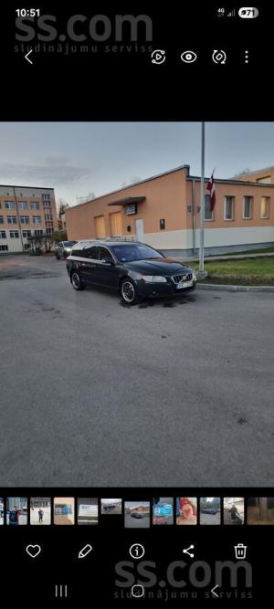 Grey Volvo V70 2009 in Rezekne, with an engine capacity of 2.40 L and mileage of 450 thousand km for 3500 €, photo  on AUTOMOTO.COM.LV