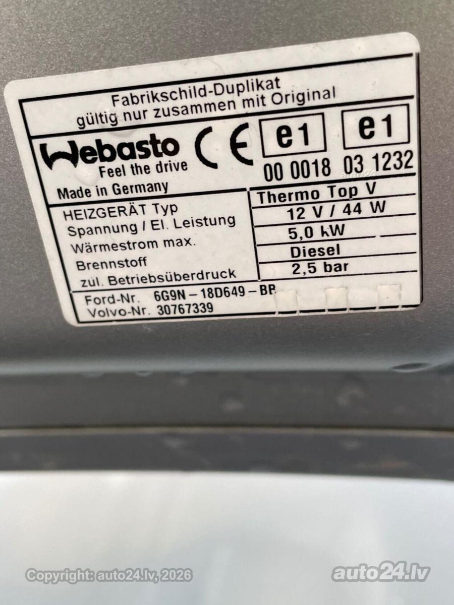 Серый Вольво В70 2011 в Тарту, объемом двигателя 2.40 л и пробегом 296 тыс. км за 5990 €, фото 15 на AUTOMOTO.COM.LV
