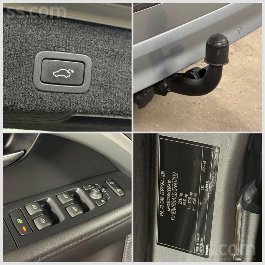 Grey Volvo V70 2012 in Jurmala, with an engine capacity of 2.00 L and mileage of 352 thousand km for 6995 €, photo 29 on AUTOMOTO.COM.LV