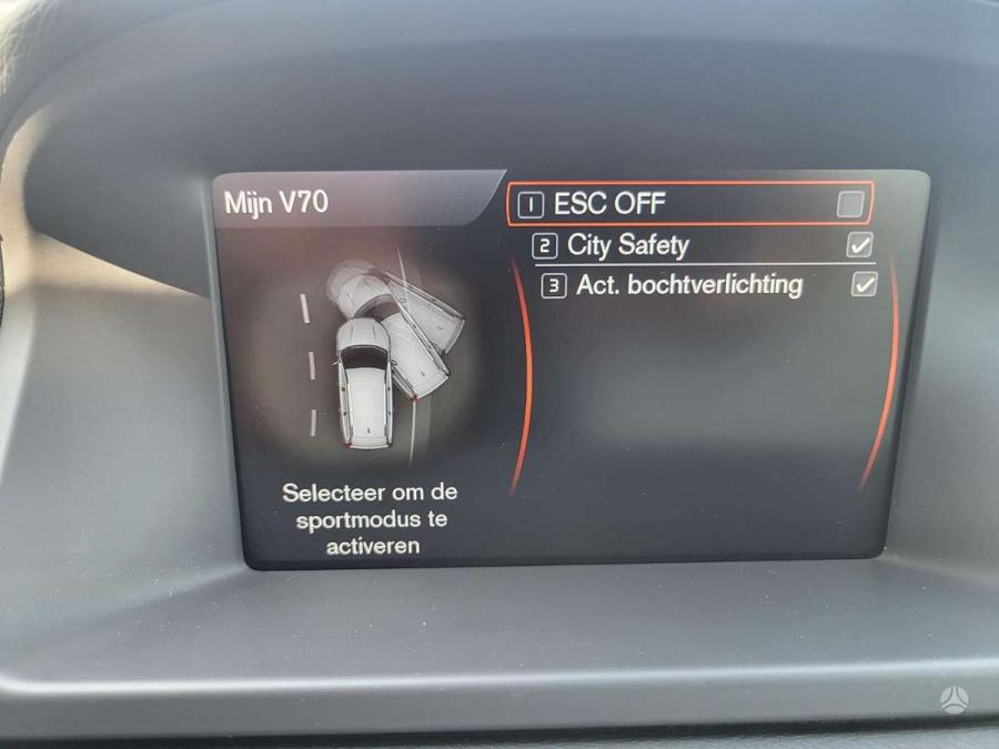 Grey Volvo V70 2012 in Vilnius, with an engine capacity of 2.00 L and mileage of 288 thousand km for 6750 €, photo 21 on AUTOMOTO.COM.LV