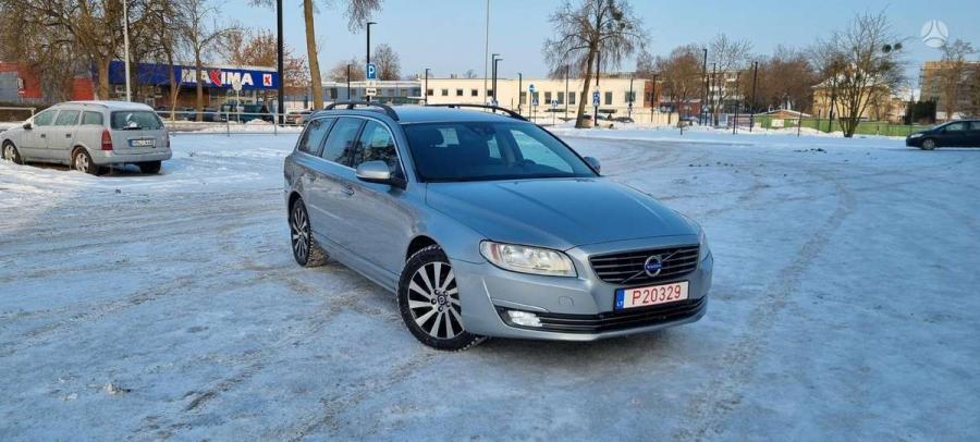 Grey Volvo V70 2014 in Alytus, with an engine capacity of 1.97 L and mileage of 247 thousand km for 7300 €, photo 1 on AUTOMOTO.COM.LV