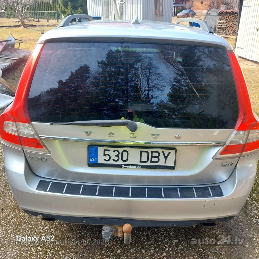 Grey Volvo V70 2014 in Tallinn, with an engine capacity of 2.00 L and mileage of 173 thousand km for 5500 €, photo 3 on AUTOMOTO.COM.LV