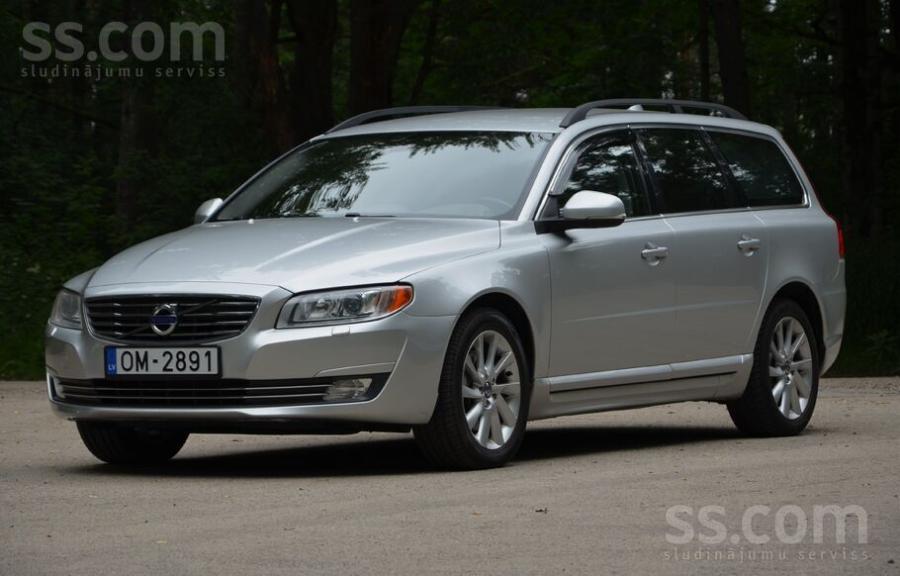 Grey Volvo V70 2014 in Riga, with an engine capacity of 2.00 L and mileage of 335 thousand km for 7790 €, photo 7 on AUTOMOTO.COM.LV