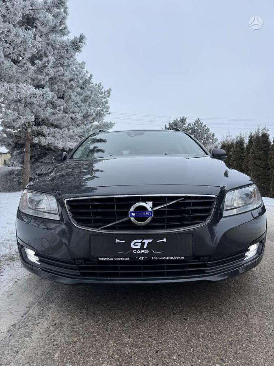 Grey Volvo V70 2015 in Alytus, with an engine capacity of 1.98 L and mileage of 259 thousand km for 6750 €, photo 1 on AUTOMOTO.COM.LV