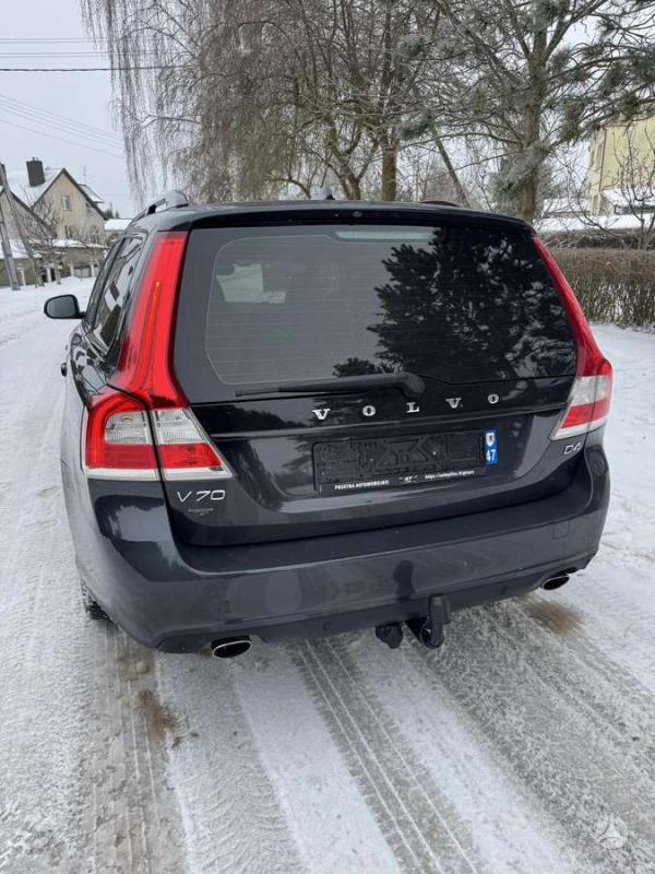 Grey Volvo V70 2015 in Alytus, with an engine capacity of 1.98 L and mileage of 248 thousand km for 6400 €, photo 6 on AUTOMOTO.COM.LV