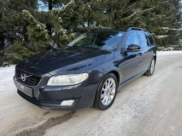 Grey Volvo V70 2016 in Alytus, with an engine capacity of 1.98 L and mileage of 275 thousand km for 7450 €, photo 1 on AUTOMOTO.COM.LV