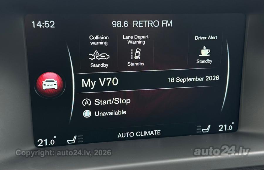 Pelēks Volvo V70 2016 Tartu, ar dzinēja tilpumu 2.00 L un nobraukumu 267 tūkst. km par 11950 €, foto 19 vietnē AUTOMOTO.COM.LV