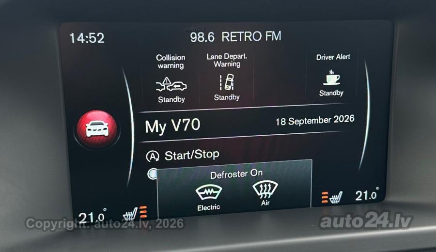 Pelēks Volvo V70 2016 Tartu, ar dzinēja tilpumu 2.00 L un nobraukumu 267 tūkst. km par 11950 €, foto 21 vietnē AUTOMOTO.COM.LV