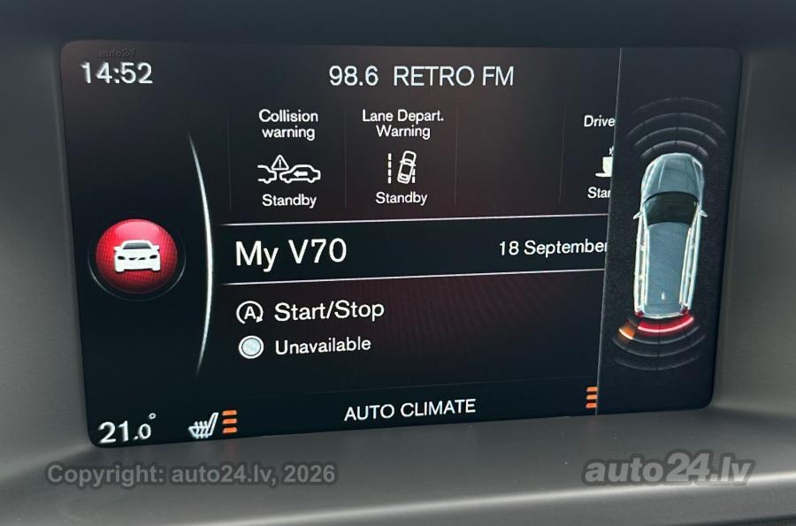 Pelēks Volvo V70 2016 Tartu, ar dzinēja tilpumu 2.00 L un nobraukumu 267 tūkst. km par 11950 €, foto 22 vietnē AUTOMOTO.COM.LV