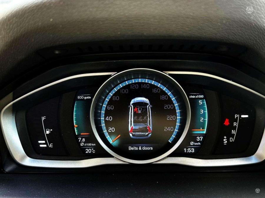 Grey Volvo V70 2016 in Kaunas, with an engine capacity of 1.98 L and mileage of 229 thousand km for 6900 €, photo 11 on AUTOMOTO.COM.LV