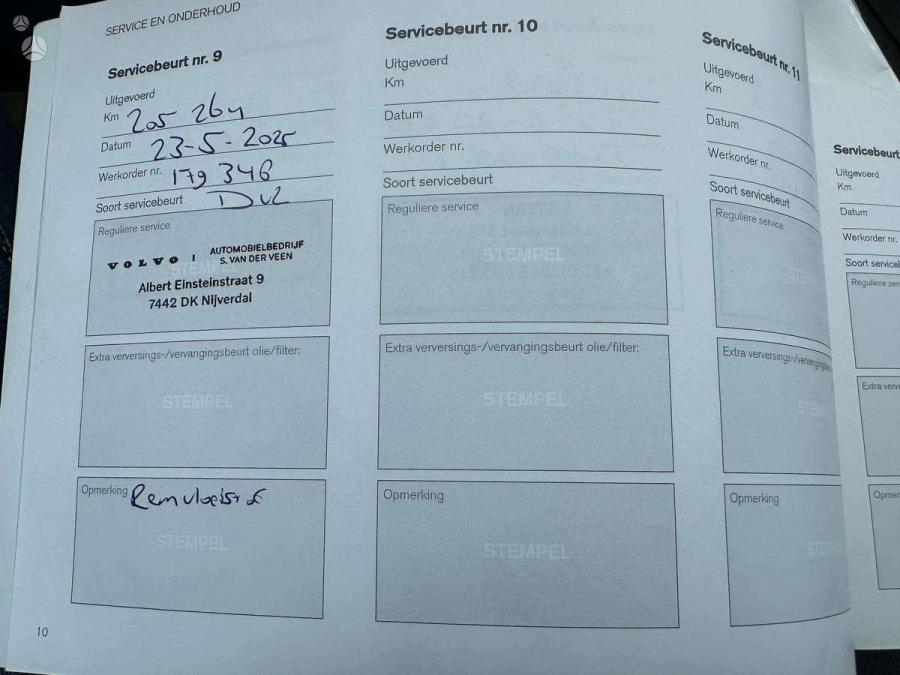 Grey Volvo V70 2016 in Kaunas, with an engine capacity of 1.98 L and mileage of 229 thousand km for 6900 €, photo 12 on AUTOMOTO.COM.LV