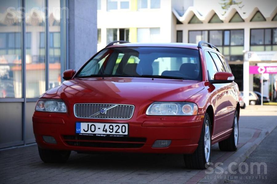 Red Volvo V70 2006 in Riga, with an engine capacity of 2.40 L and mileage of 0 thousand km for 3650 €, photo 1 on AUTOMOTO.COM.LV