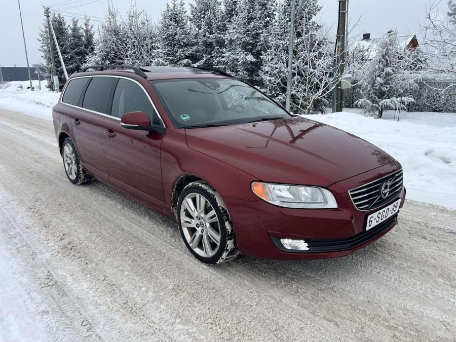 Sarkans Volvo V70 2014 Kauņa, ar dzinēja tilpumu 1.98 L un nobraukumu 269 tūkst. km par 6850 €, foto 2 vietnē AUTOMOTO.COM.LV