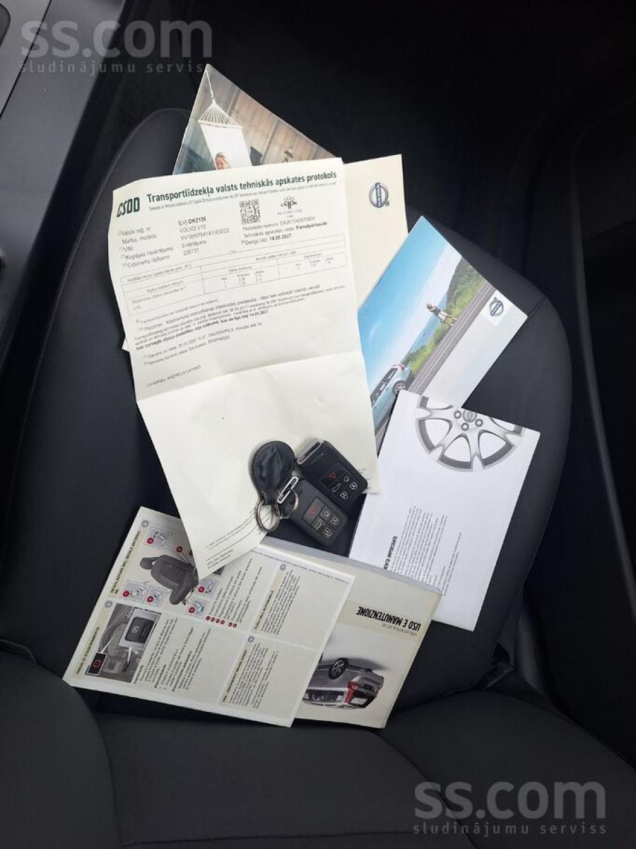 Volvo V70 2010 Daugavpils, ar dzinēja tilpumu 2.00 L un nobraukumu 227 tūkst. km par 5200 €, foto 21 vietnē AUTOMOTO.COM.LV