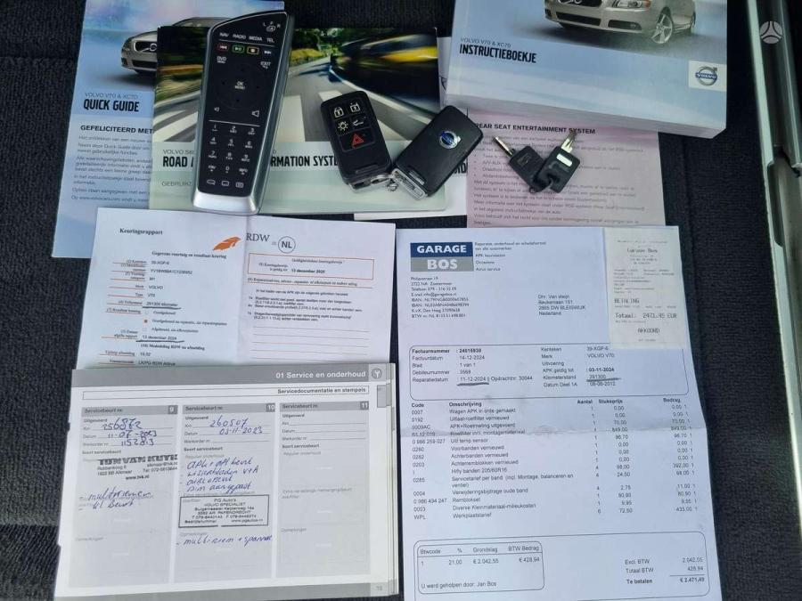 Volvo V70 2013 in Kaunas, with an engine capacity of 2.00 L and mileage of 327 thousand km for 5890 €, photo 32 on AUTOMOTO.COM.LV