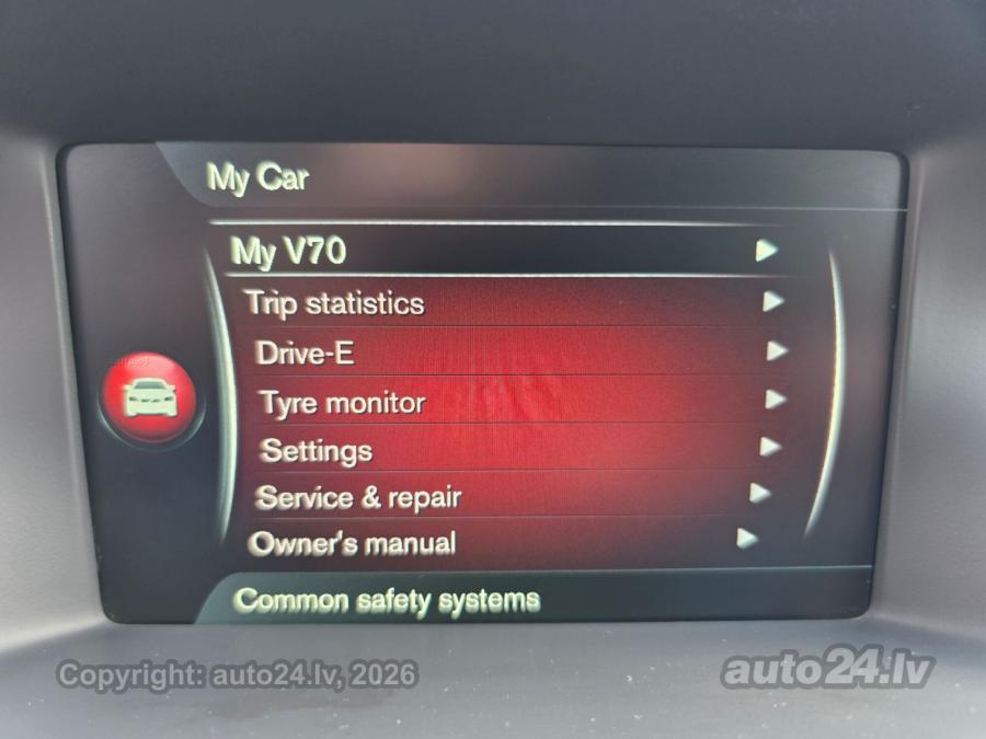 Volvo V70 2015 in Tallinn, with an engine capacity of 2.00 L and mileage of 182 thousand km for 8290 €, photo 18 on AUTOMOTO.COM.LV