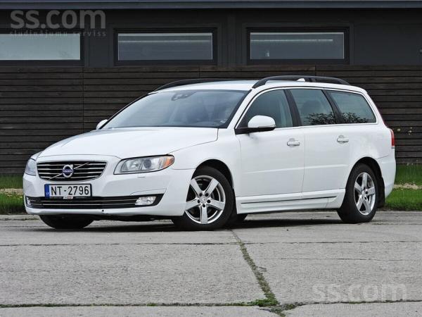 White Volvo V70 2015 in Riga, with an engine capacity of 1.60 L and mileage of 299 thousand km for 7500 €, photo 1 on AUTOMOTO.COM.LV