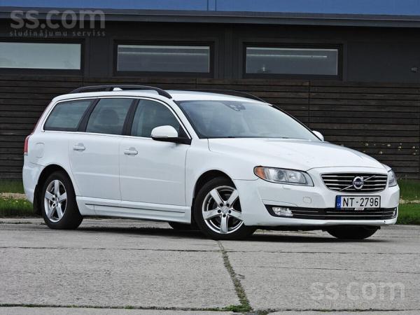 White Volvo V70 2015 in Riga, with an engine capacity of 1.60 L and mileage of 299 thousand km for 7500 €, photo 3 on AUTOMOTO.COM.LV