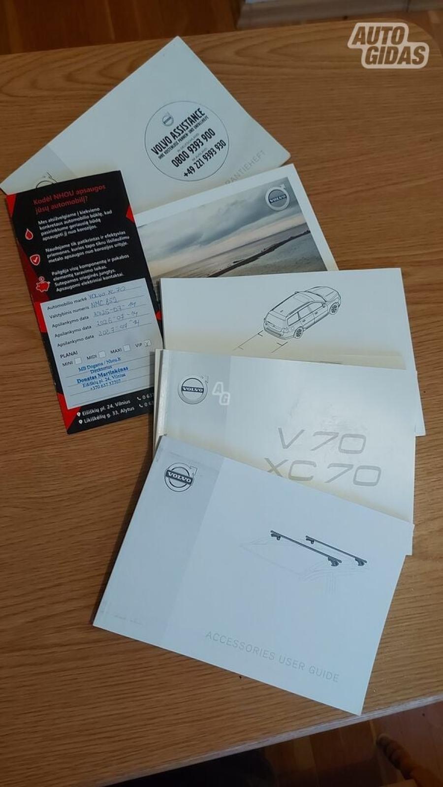 White Volvo V70 2016 in Vilnius, with an engine capacity of 2.00 L and mileage of 308 thousand km for 8250 €, photo 36 on AUTOMOTO.COM.LV