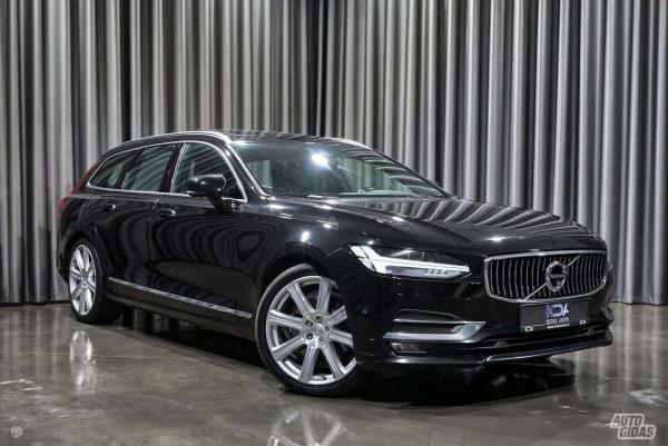 Black Volvo V90 2016 in Marijampole, with an engine capacity of 2.00 L and mileage of 239 thousand km for 15450 €, photo 1 on AUTOMOTO.COM.LV