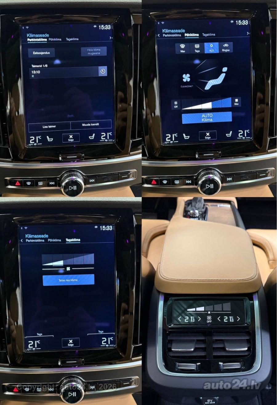 Melns Volvo V90 2016 Tallina, ar dzinēja tilpumu 2.00 L un nobraukumu 195 tūkst. km par 23500 €, foto 23 vietnē AUTOMOTO.COM.LV