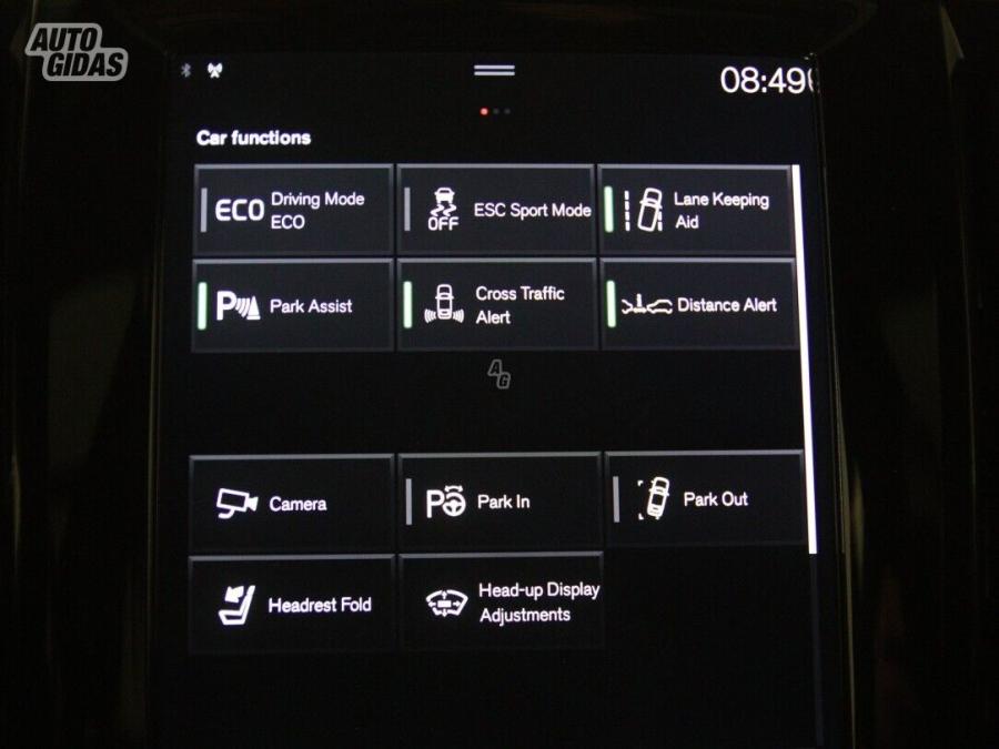Черный Вольво В90 2017 в Вильнюс, объемом двигателя 2.00 л и пробегом 211 тыс. км за 17799 €, фото 30 на AUTOMOTO.COM.LV