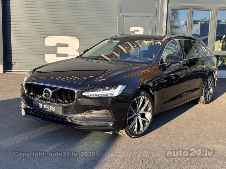 Black Volvo V90 2017 in Tallinn, with an engine capacity of 2.00 L and mileage of 260 thousand km for 14995 €, photo 3 on AUTOMOTO.COM.LV