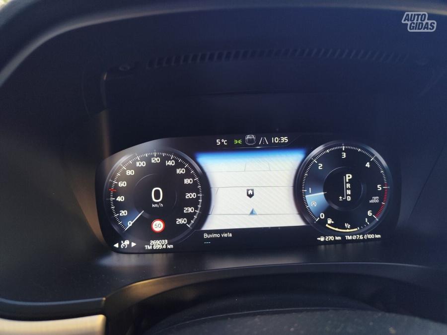 Black Volvo V90 2017 in Silute, with an engine capacity of 2.00 L and mileage of 272 thousand km for 16000 €, photo 13 on AUTOMOTO.COM.LV