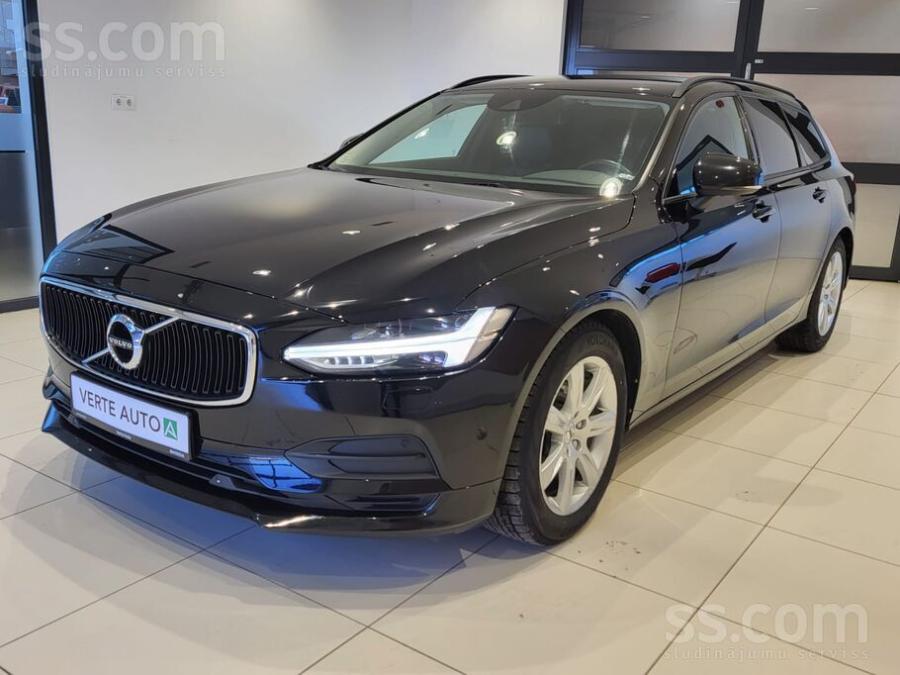 Black Volvo V90 2017 in Riga, with an engine capacity of 2.00 L and mileage of 204 thousand km for 15990 €, photo 4 on AUTOMOTO.COM.LV