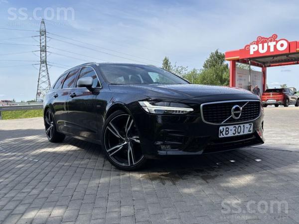 Black Volvo V90 2017 in Bauska, with an engine capacity of 2.00 L and mileage of 0 thousand km for 14500 €, photo 1 on AUTOMOTO.COM.LV