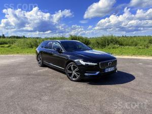Black Volvo V90 2017 in Jelgava, with an engine capacity of 2.00 L and mileage of 217 thousand km for 20500 €, photo  on AUTOMOTO.COM.LV
