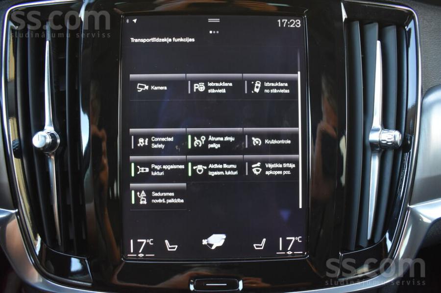 Melns Volvo V90 2017 Talsi, ar dzinēja tilpumu 2.00 L un nobraukumu 205 tūkst. km par 14900 €, foto 19 vietnē AUTOMOTO.COM.LV