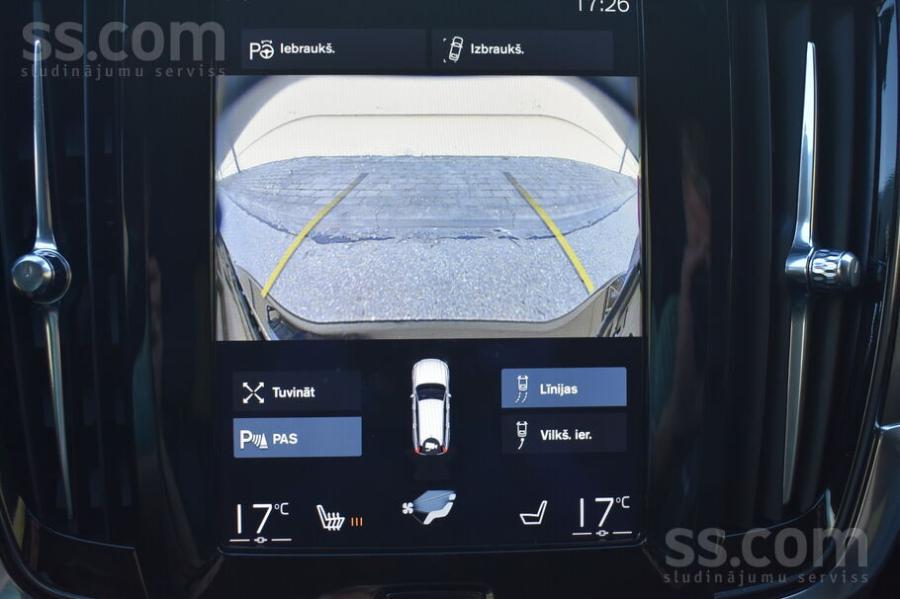 Melns Volvo V90 2017 Talsi, ar dzinēja tilpumu 2.00 L un nobraukumu 205 tūkst. km par 14900 €, foto 23 vietnē AUTOMOTO.COM.LV