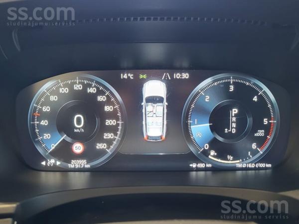 Melns Volvo V90 2017 Rīga, ar dzinēja tilpumu 2.00 L un nobraukumu 204 tūkst. km par 15290 €, foto 9 vietnē AUTOMOTO.COM.LV
