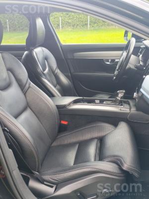Black Volvo V90 2017 in Riga, with an engine capacity of 2.00 L and mileage of 187 thousand km for 18500 €, photo 7 on AUTOMOTO.COM.LV