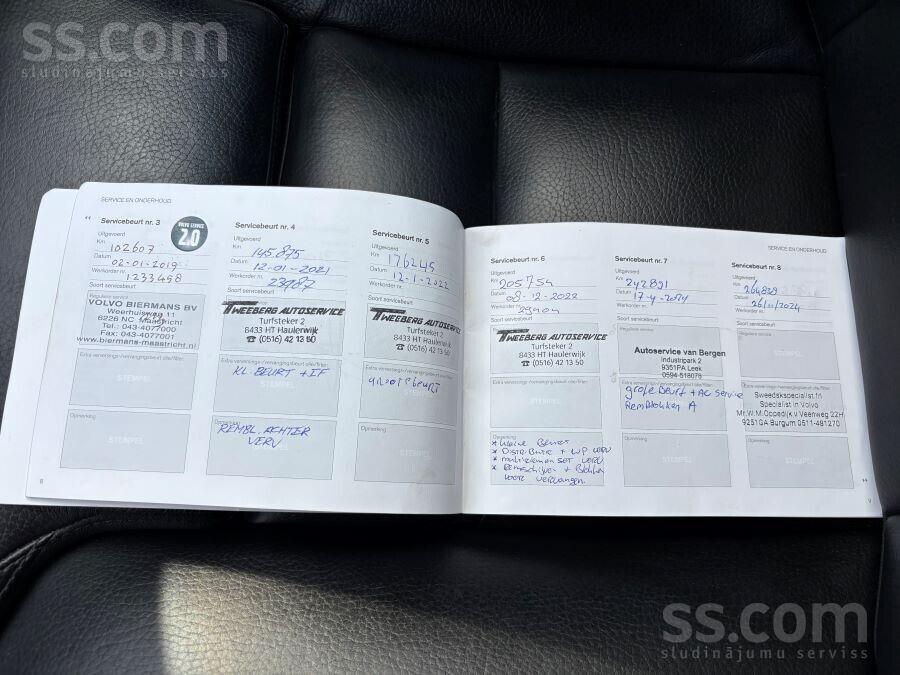 Black Volvo V90 2017 in Riga, with an engine capacity of 2.00 L and mileage of 295 thousand km for 11950 €, photo 20 on AUTOMOTO.COM.LV